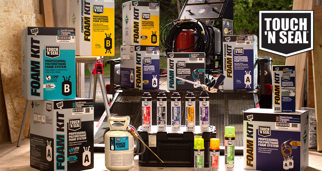 Touch 'n Seal | Spray Foam Insulation, Sealants & Adhesives | DAP Global